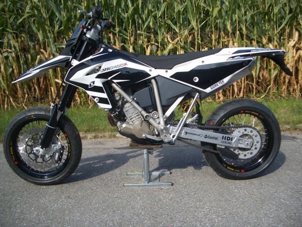 BMW G450X, Supermoto Umbau